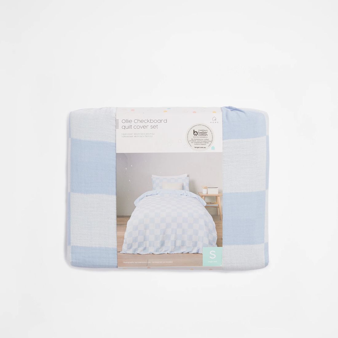 Ollie Checkerboard Quilt Cover Set | Target Australia