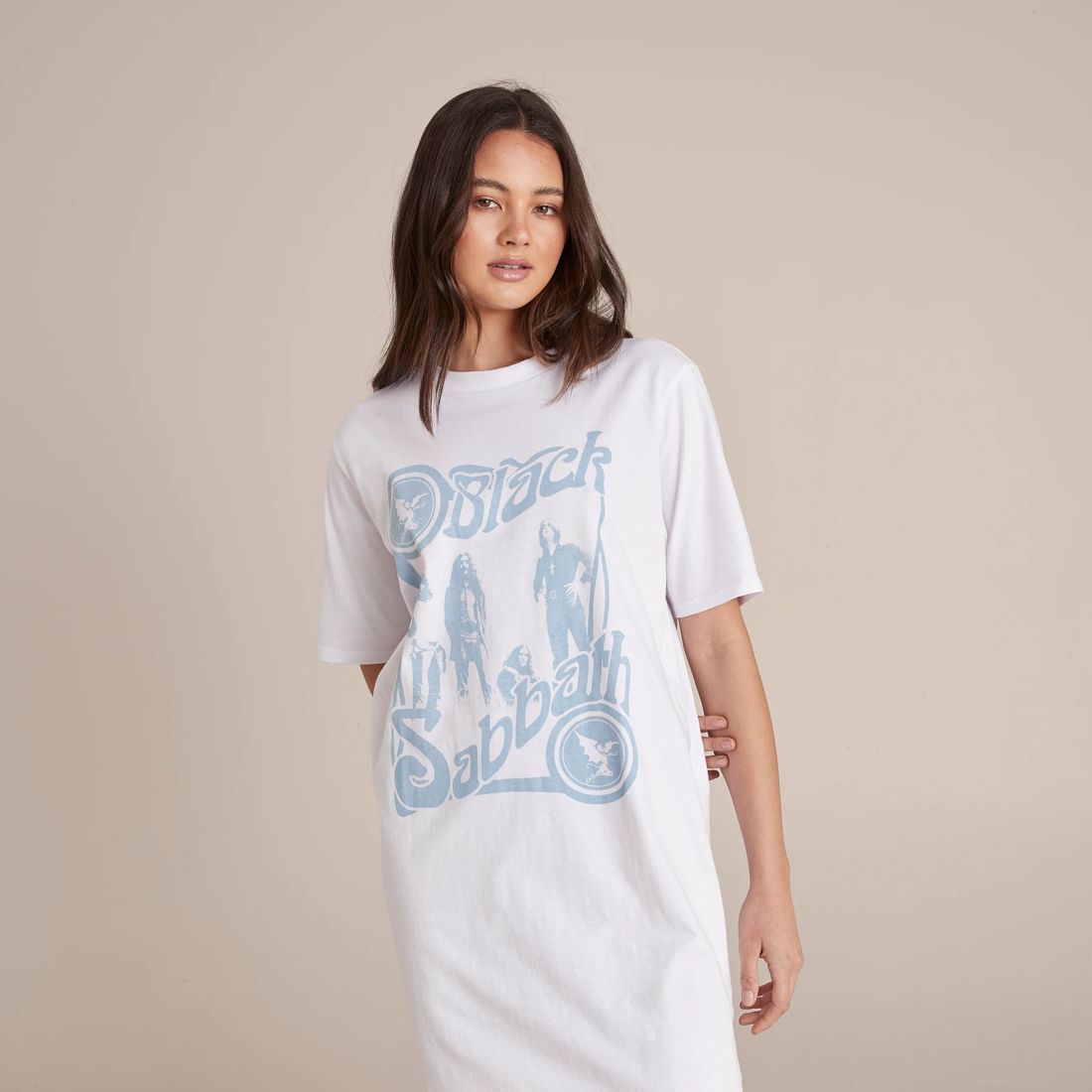 Licensed Black Sabbath Oversized Nightie | Target Australia