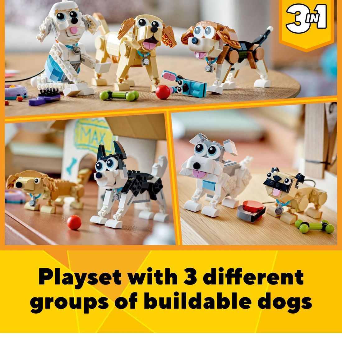LEGO® Creator Adorable Dogs 31137 | Target Australia