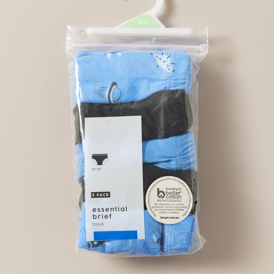 5 Pack Essentials Briefs | Target Australia