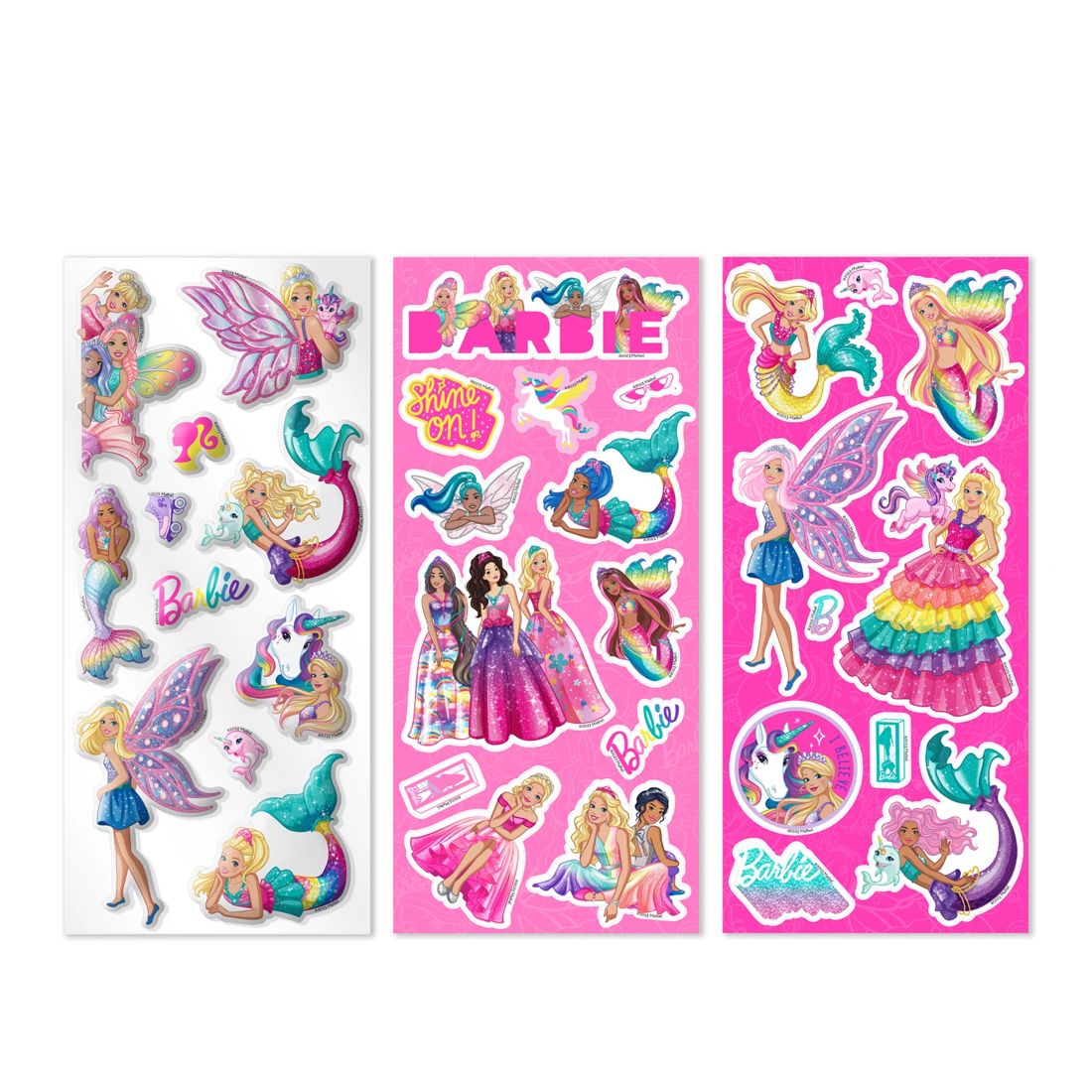 Barbie Stickers 3 Pack Bubble Stickers | Target Australia