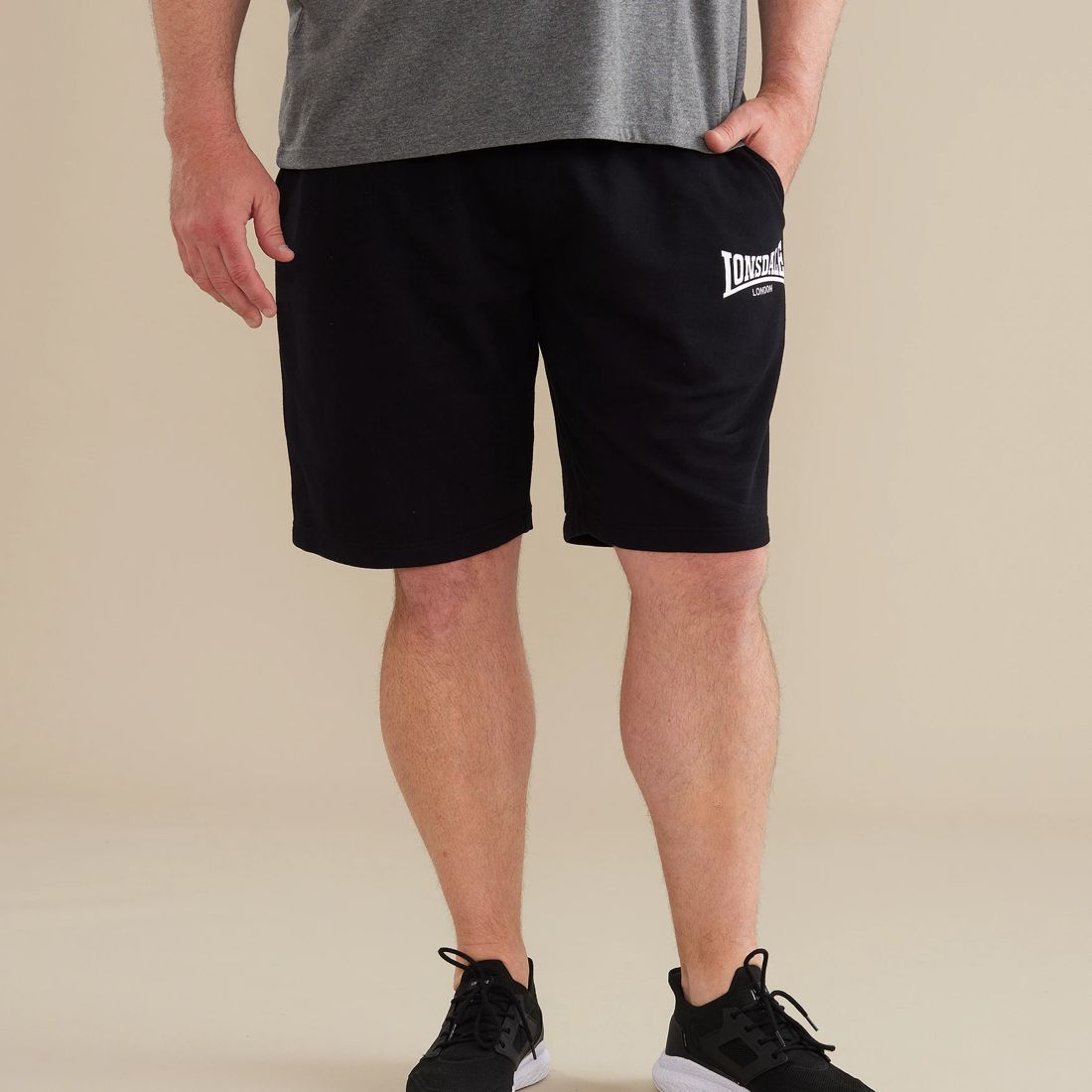Lonsdale London Plus Broads Shorts - Black | Target Australia