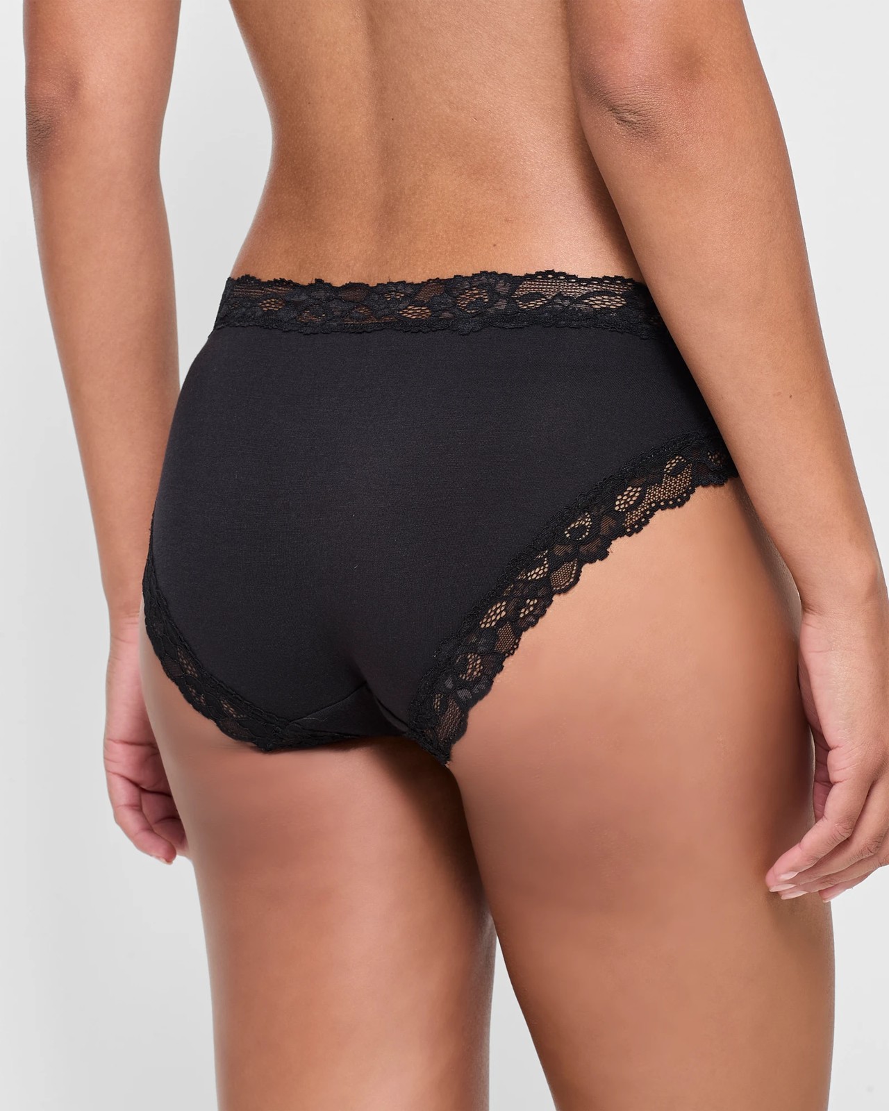 2 Pack Modal And Lace Bikini Briefs Black Target Australia