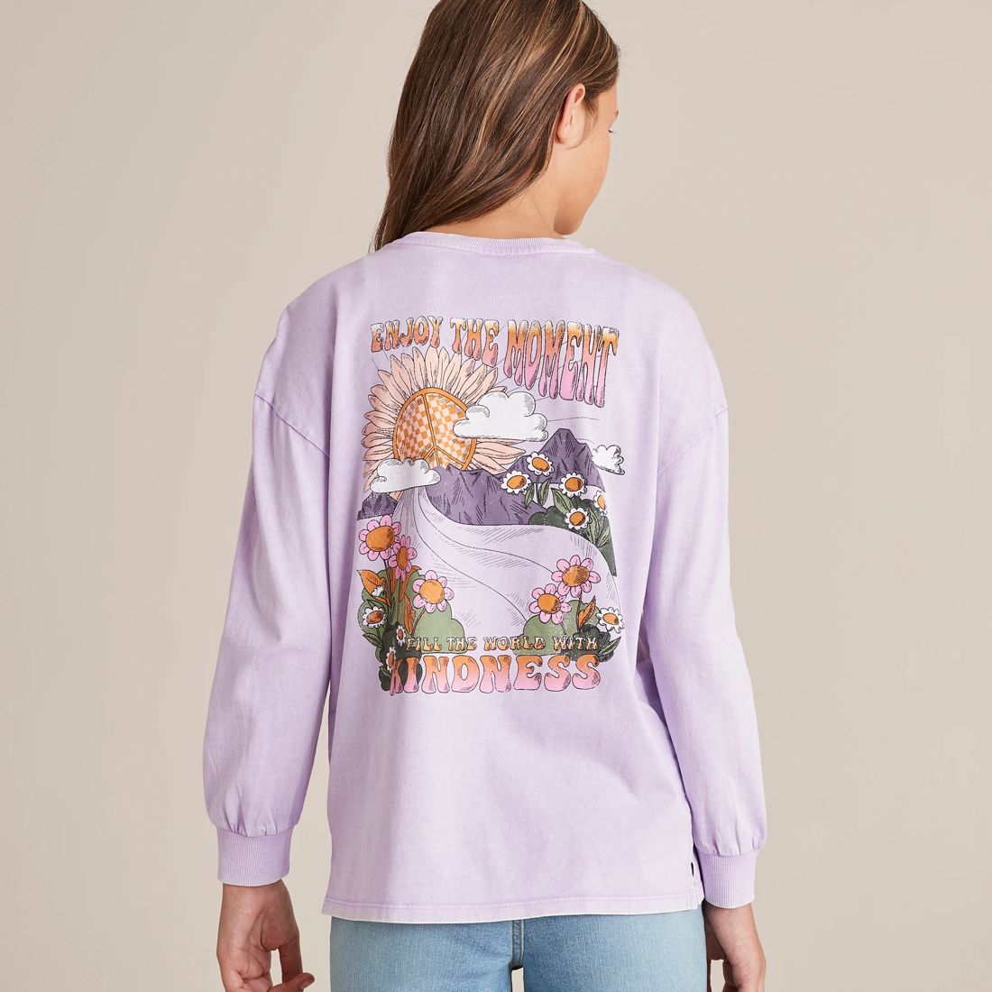 Longline Graphic Top | Target Australia