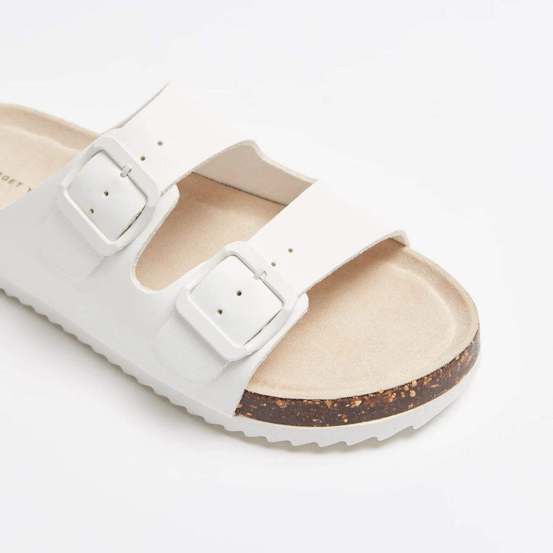 Youth Moulded Cork Sandals - White | Target Australia