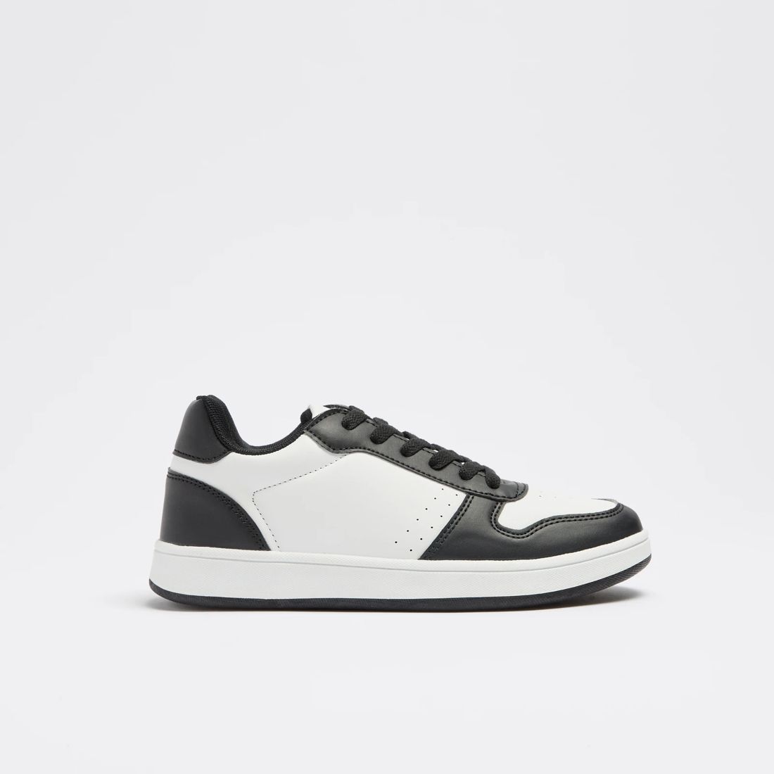 Girls Youth Low Top Sneakers - White / Black | Target Australia