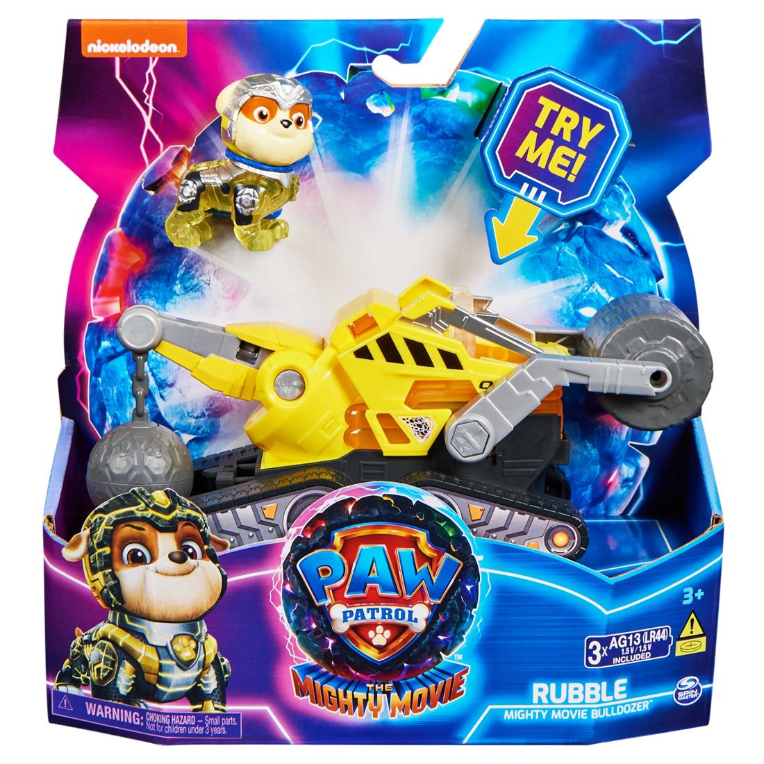PAW Patrol The Mighty Movie Themed Vehicle - Rubble Solid | Target ...